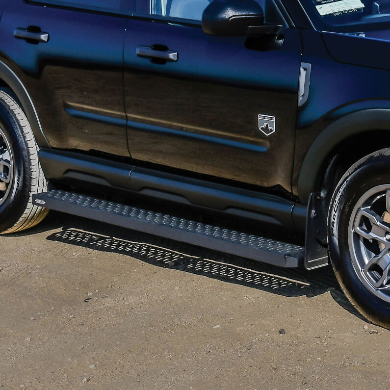 Grate Steps Running Boards Textured Black | #27-74715 | Westin ...